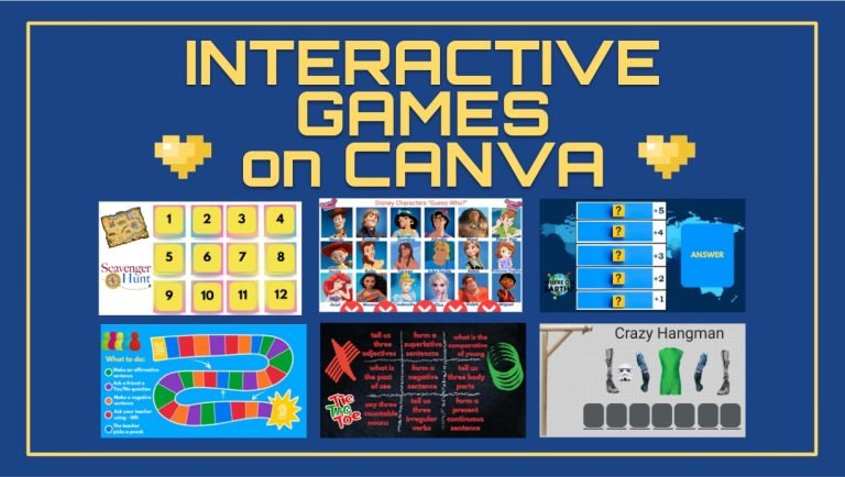 Interactive Games – Ready to use lessons