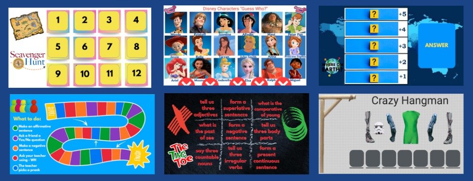 Interactive Games – Ready to use lessons